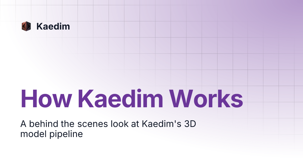 How Kaedim Works | Kaedim